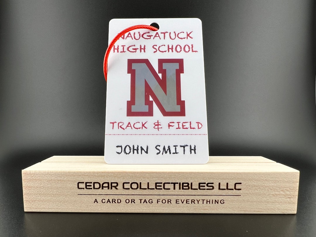 ID BAG TAG - High School Track and Field Team Name Tag for Luggage Gear ...