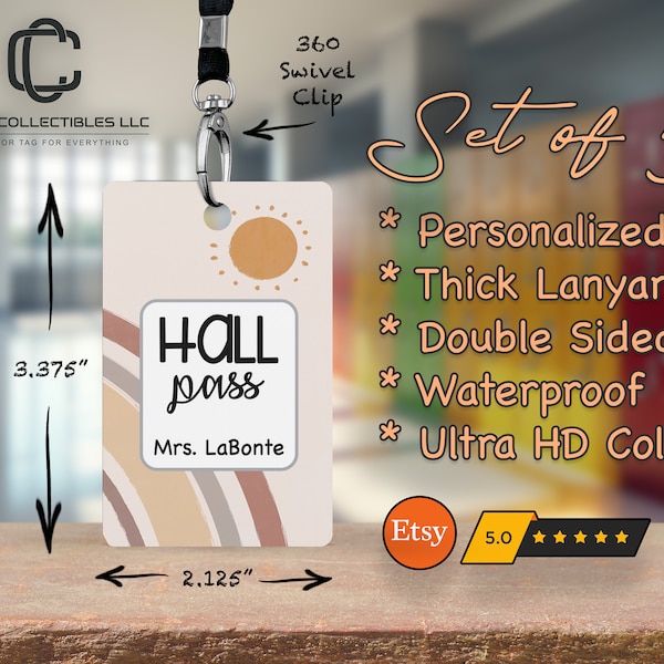 Bathroom Pass - Etsy