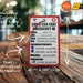 Custom Child Safety ID Card | Emergency Info PVC Card for Car Seat ...