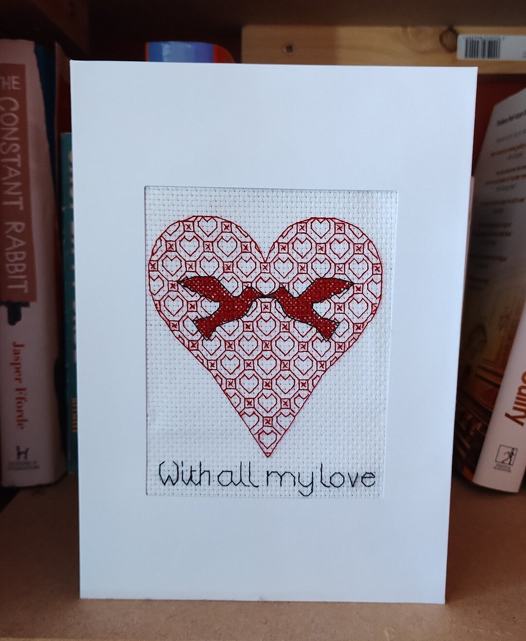 Valentine Card Cross Stitch Pattern - Etsy