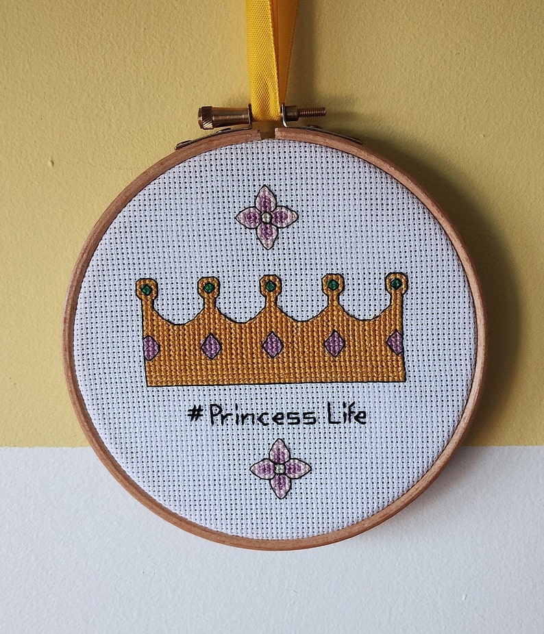 Princess Cross Stitch Pattern - Etsy