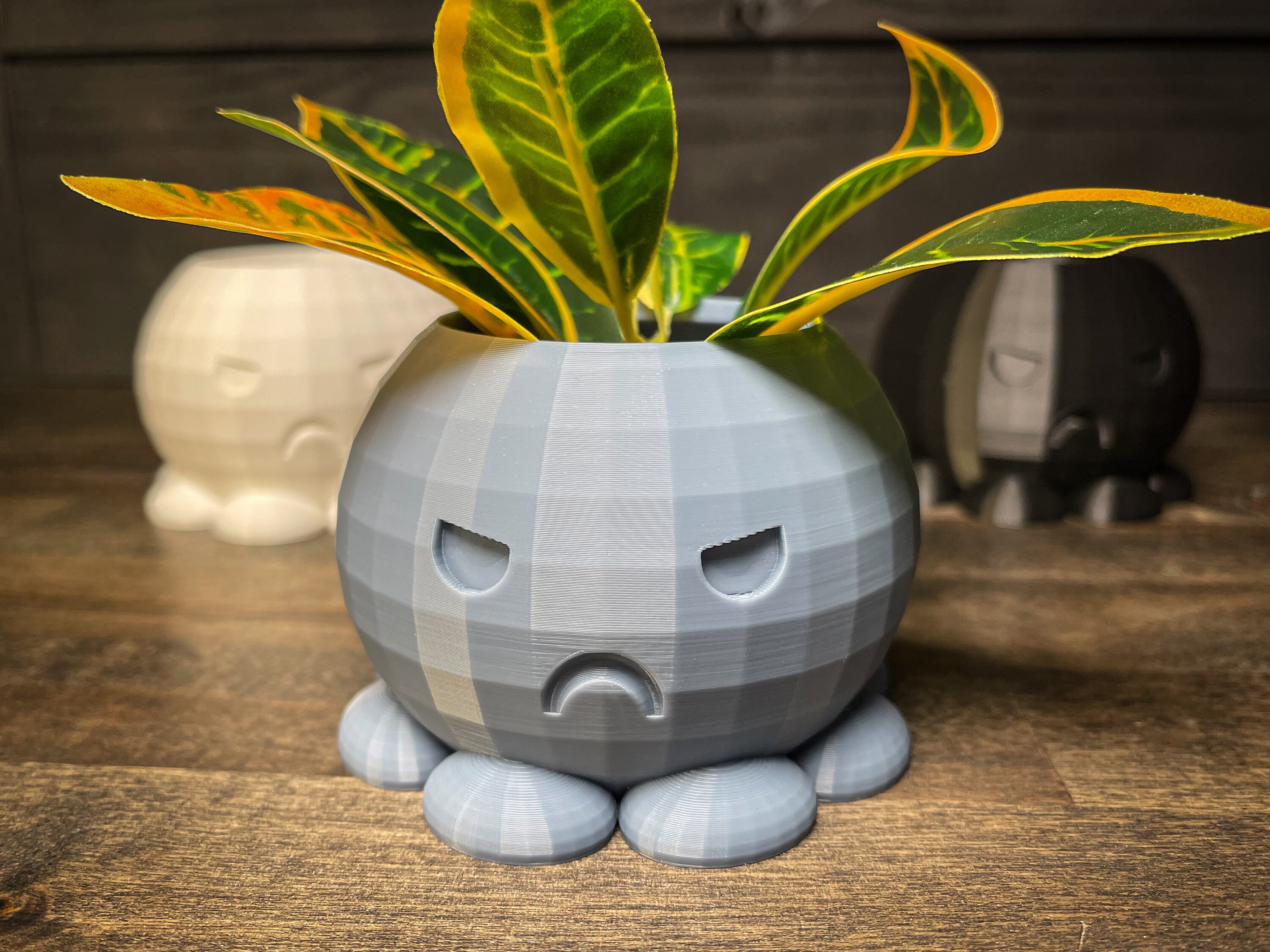 Angry Octopus 3D STL File - Etsy