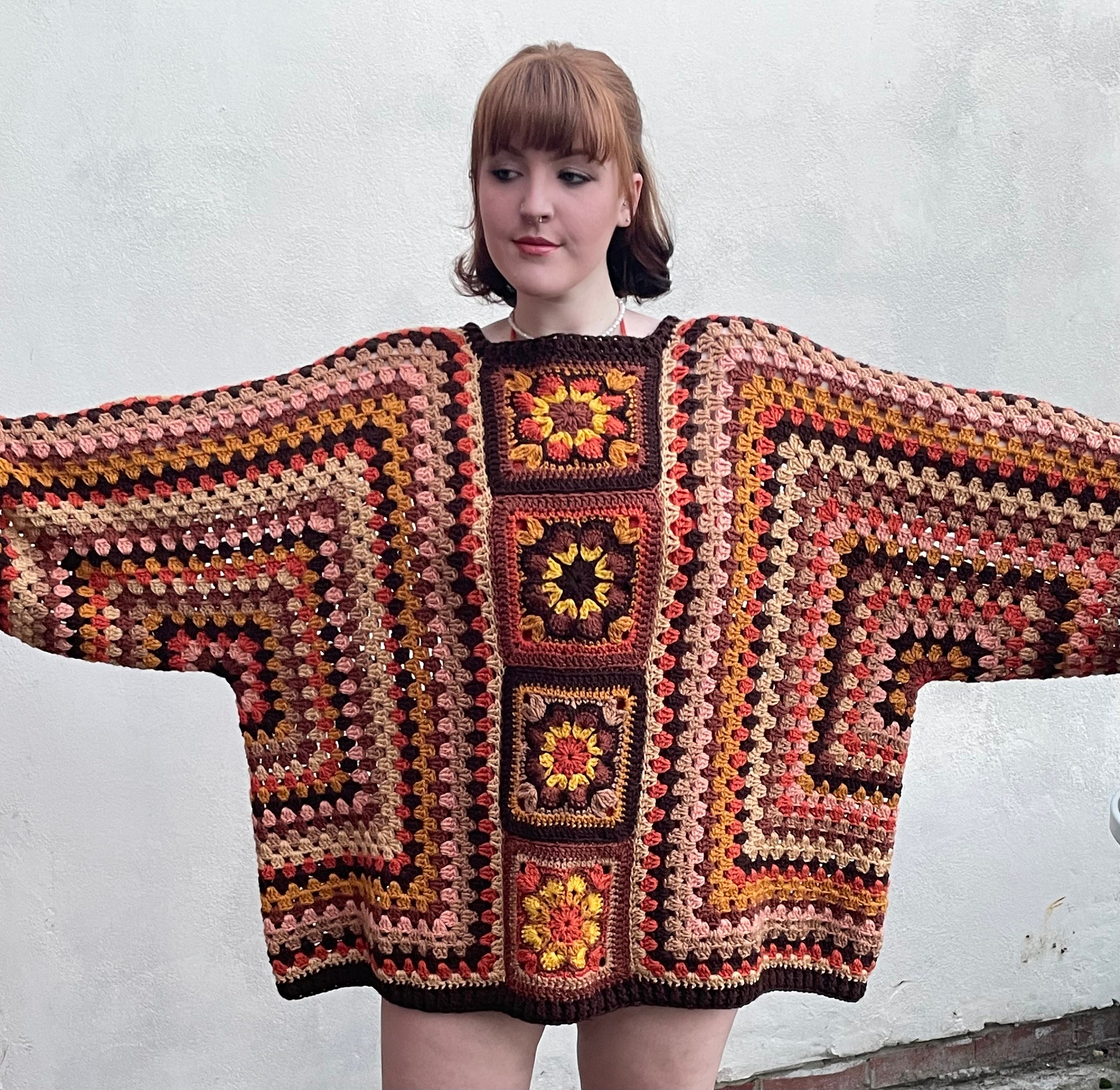 Autumn Vibes Oversized Crochet Jumper Pattern Featuring - Etsy UK