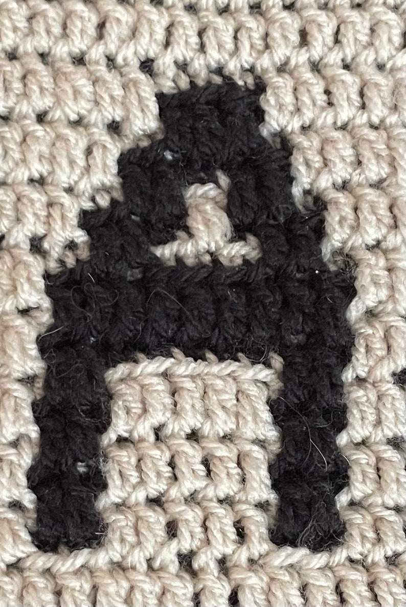 Pattern | Alphabet Mosaic Charts for Personalised Crochet Projects - Etsy