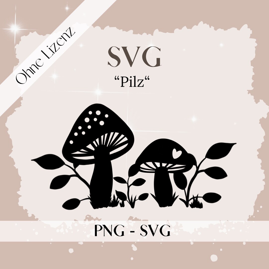 Plotterdatei Pilze - Etsy Österreich