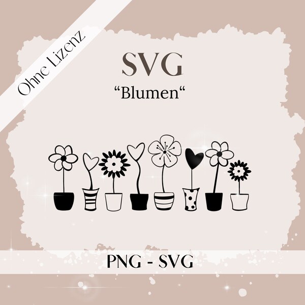 Plotterdatei blume - Etsy.de