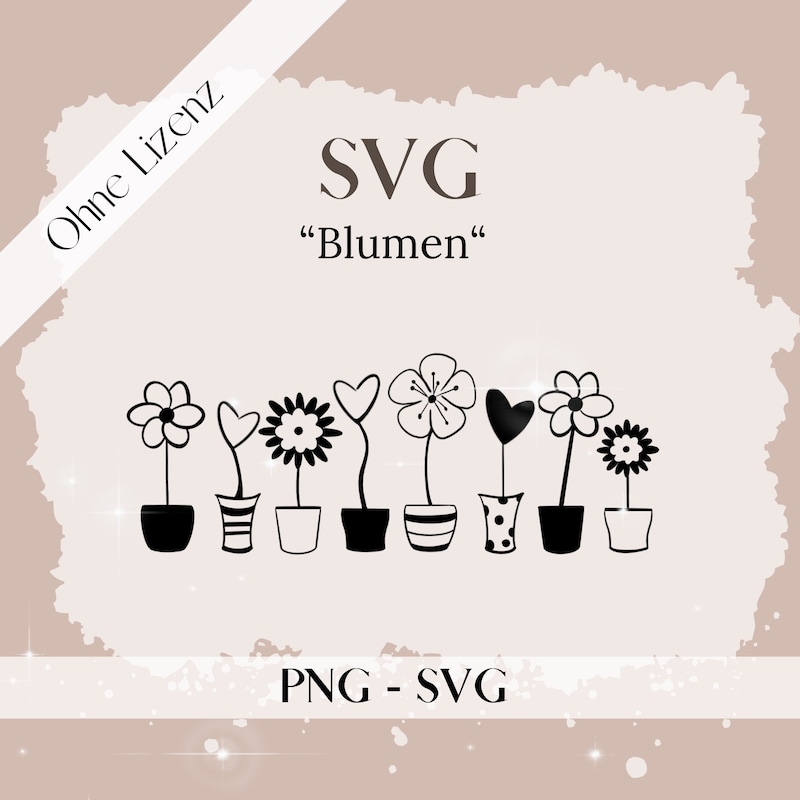 Plotterdatei blume - Etsy.de