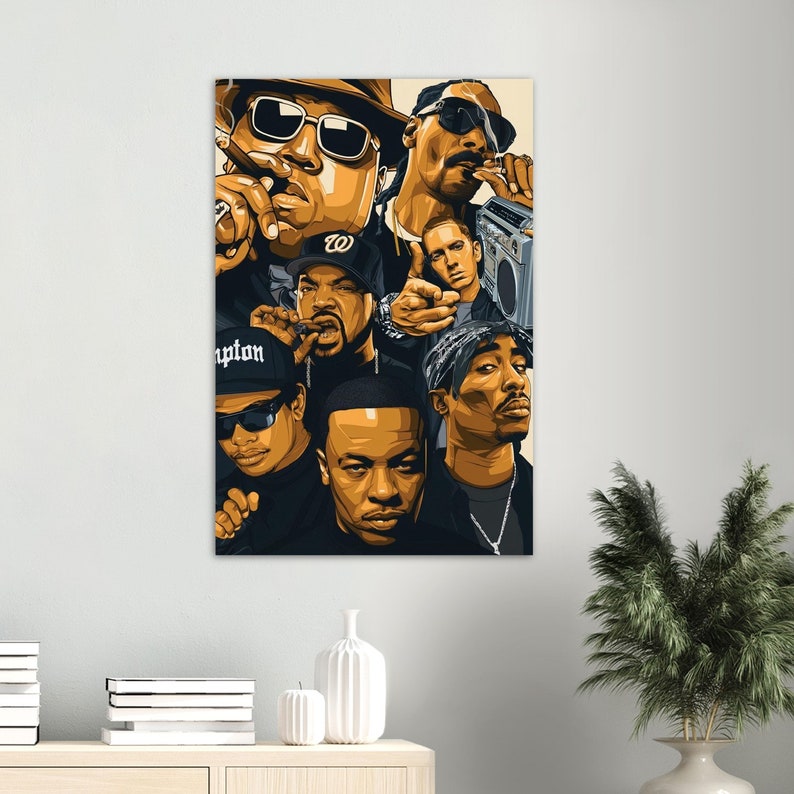Rap Legends Poster Rapers Print Art Poster Dr. Dre Big - Etsy