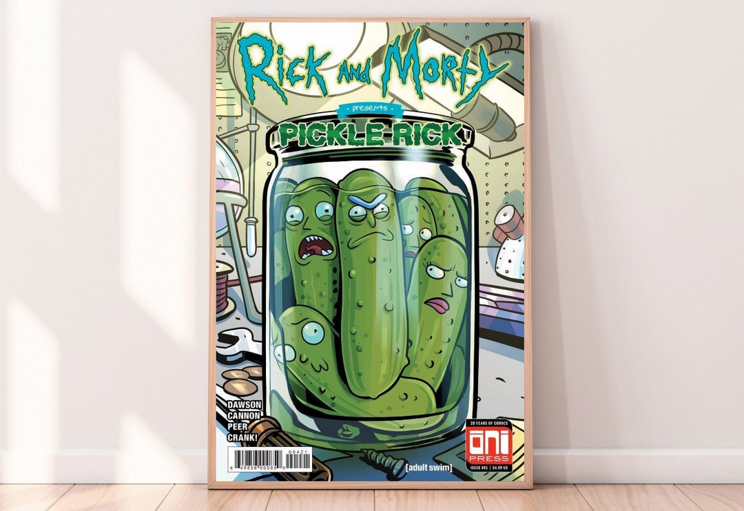Rick and Morty Poster Pickle Rick Poster Series Poster - Etsy