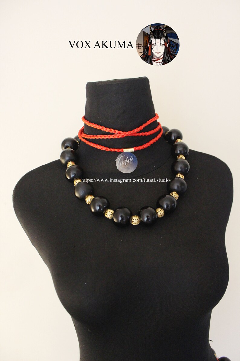 Nijisanji EN Vox Akuma Necklaces - Etsy