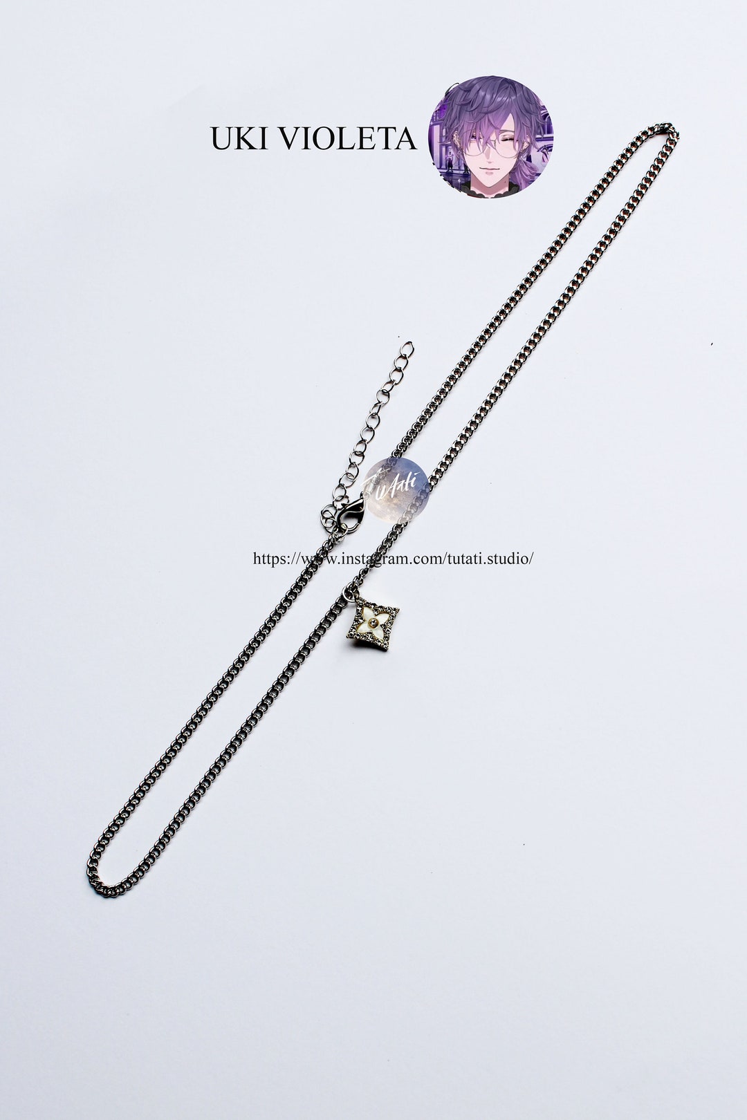 Nijisanji EN - Uki Violeta Cosplay Necklace - Etsy