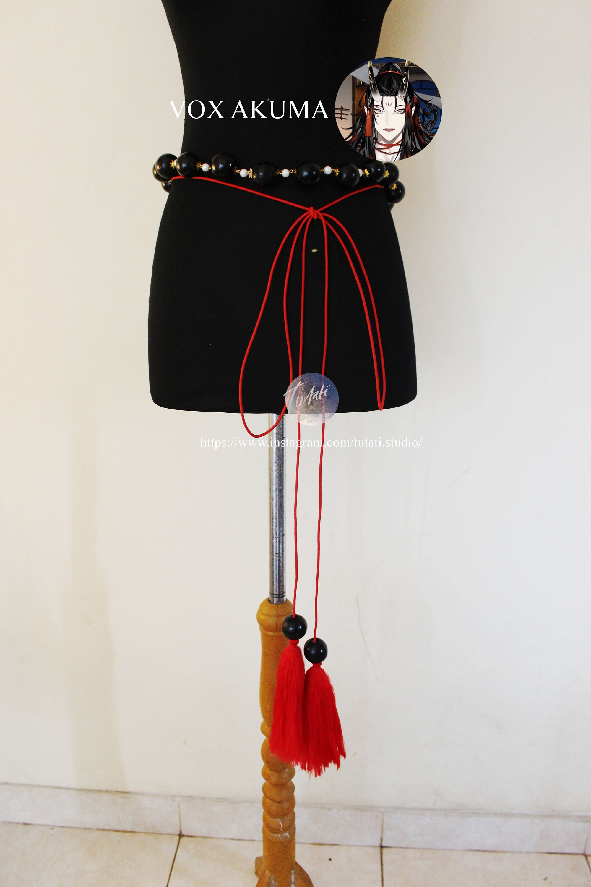 Nijisanji EN Vox Akuma Belts Accessories - Etsy