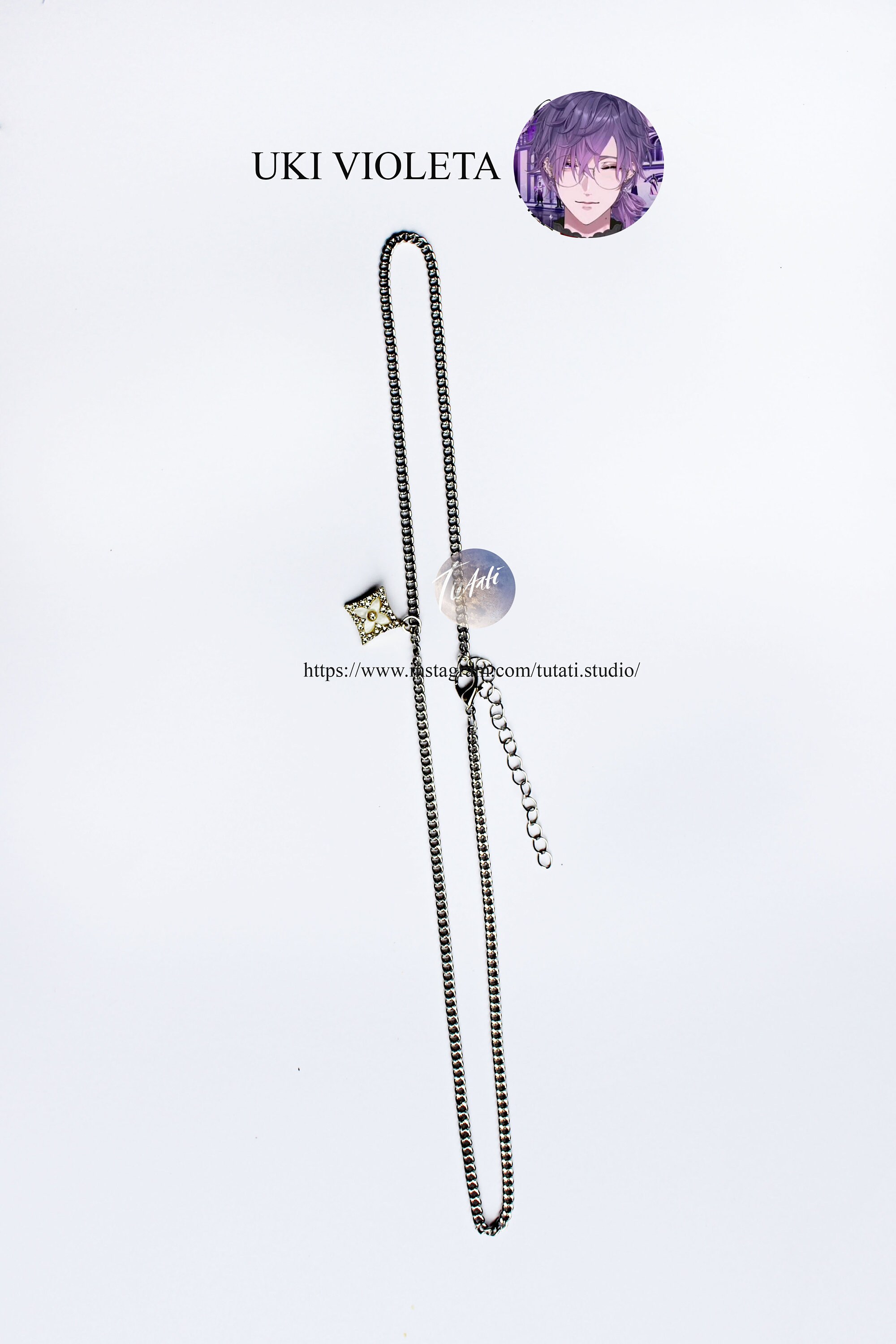 Nijisanji EN - Uki Violeta Cosplay Necklace - Etsy