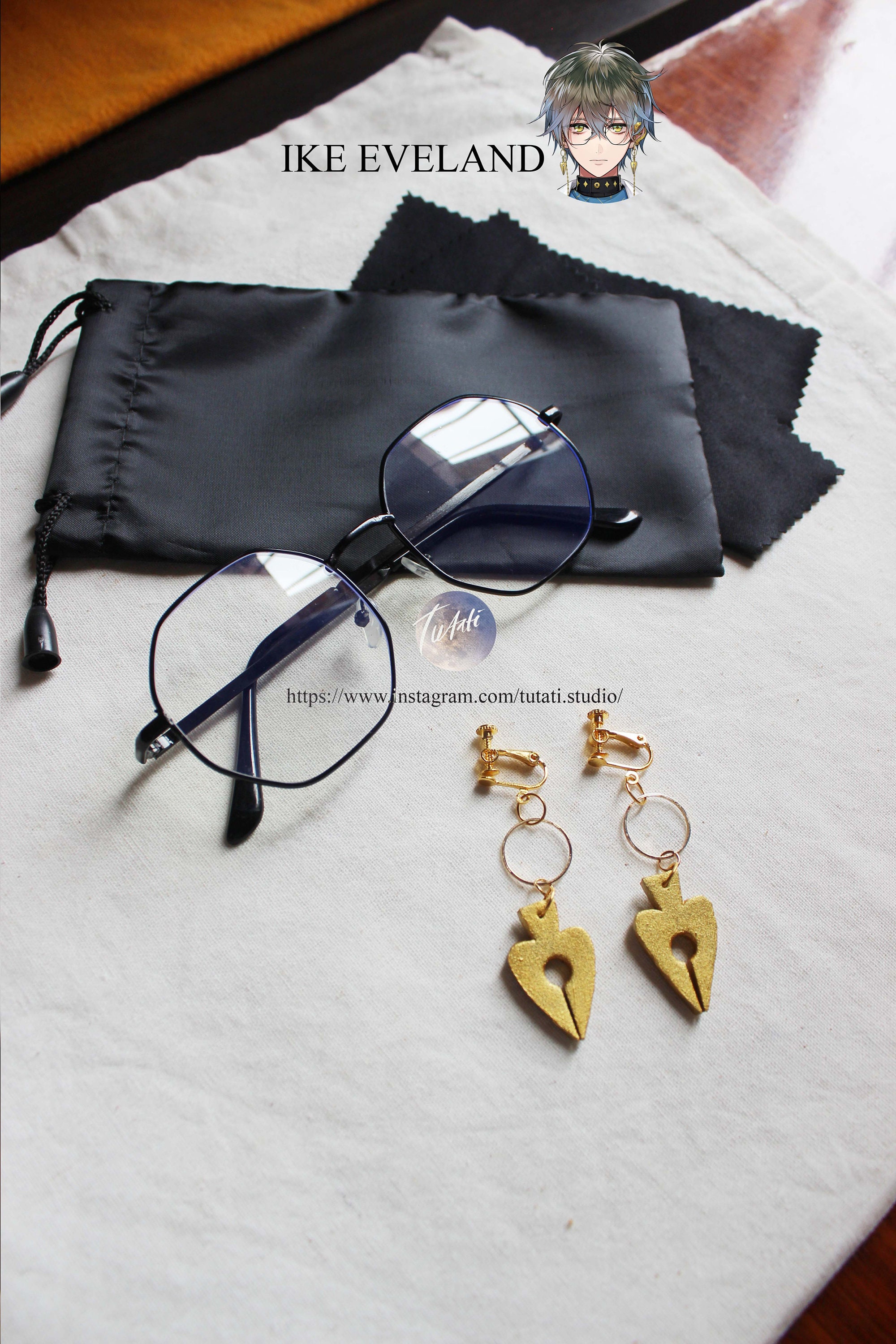 Nijisanji EN Ike Eveland Cosplay Accessories - Etsy