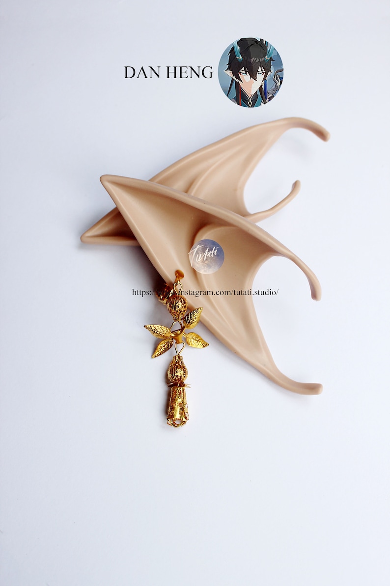 Honkai Star Rail Dan Heng Silicon Ears & Cosplay Earring - Etsy