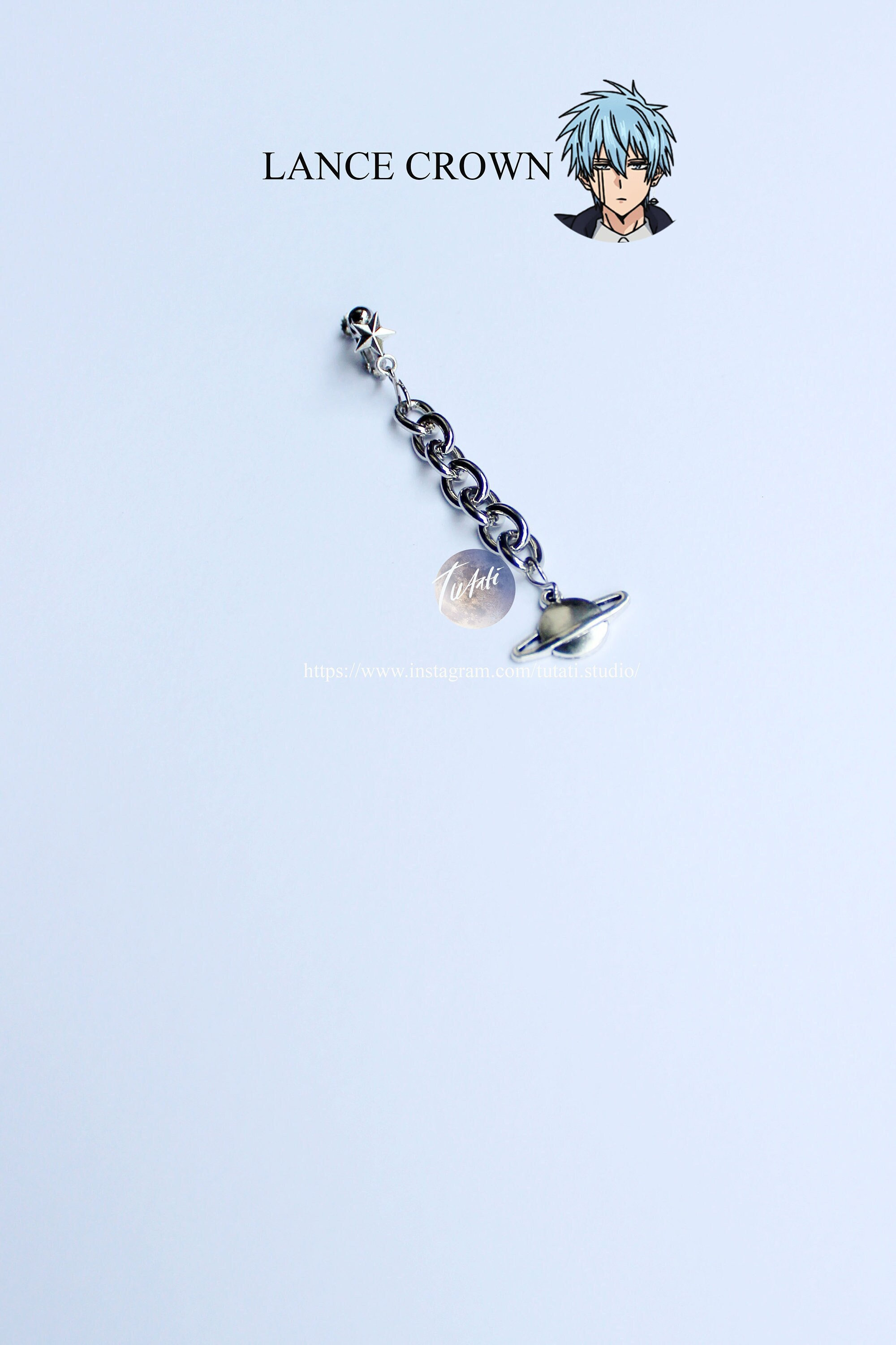 Mashle - Lance Crown Cosplay Earring - Etsy