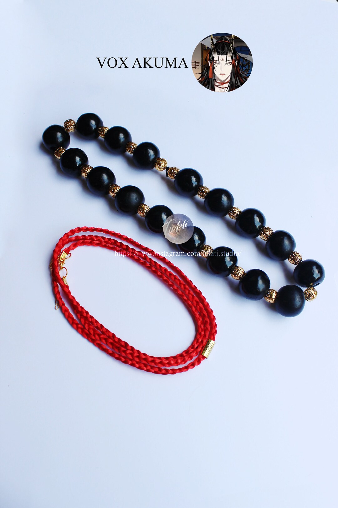 Nijisanji EN Vox Akuma Necklaces - Etsy