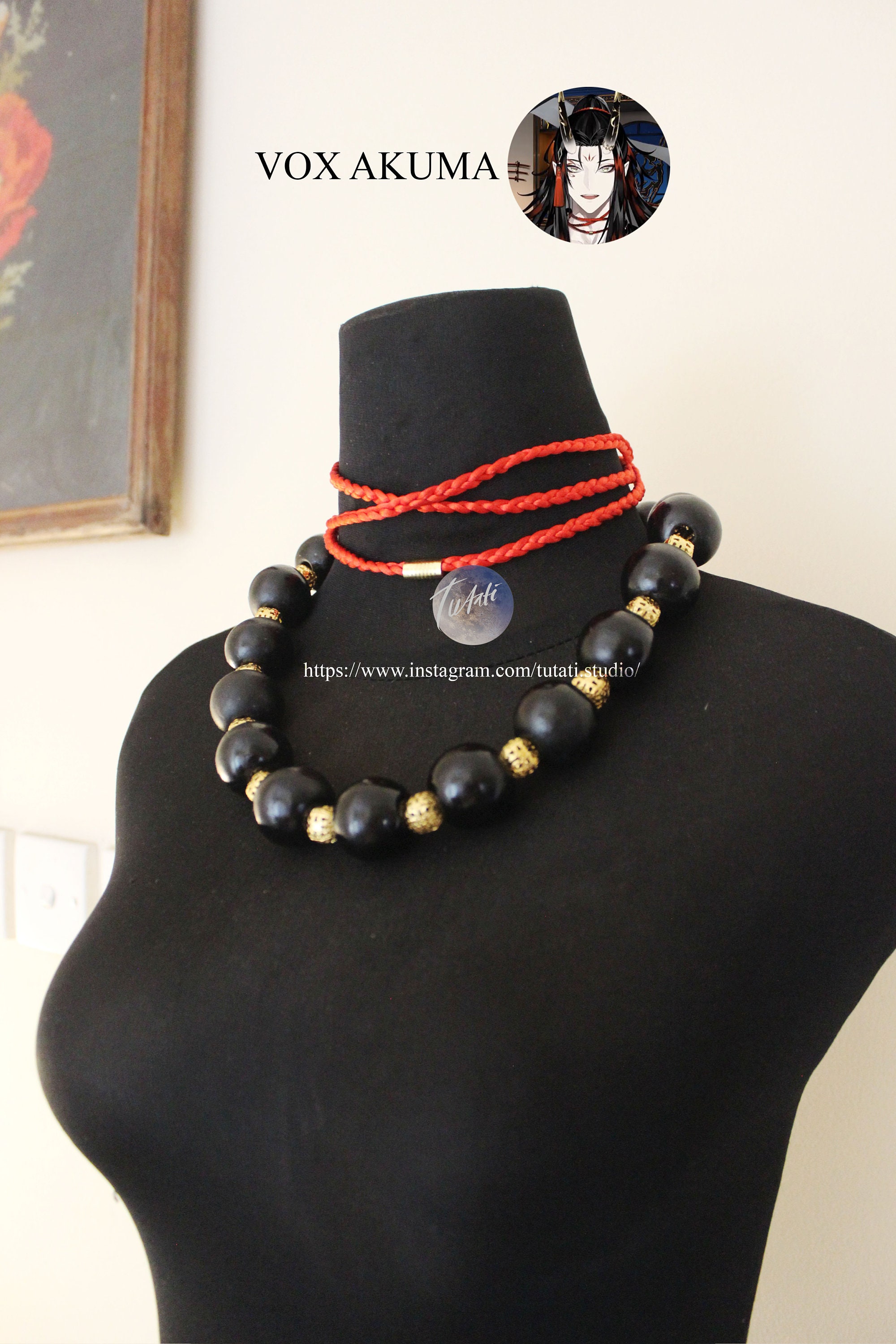 Nijisanji EN Vox Akuma Necklaces - Etsy