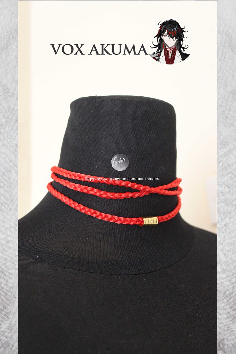 Nijisanji EN - Vox Akuma Cosplay Accessories Set - Etsy