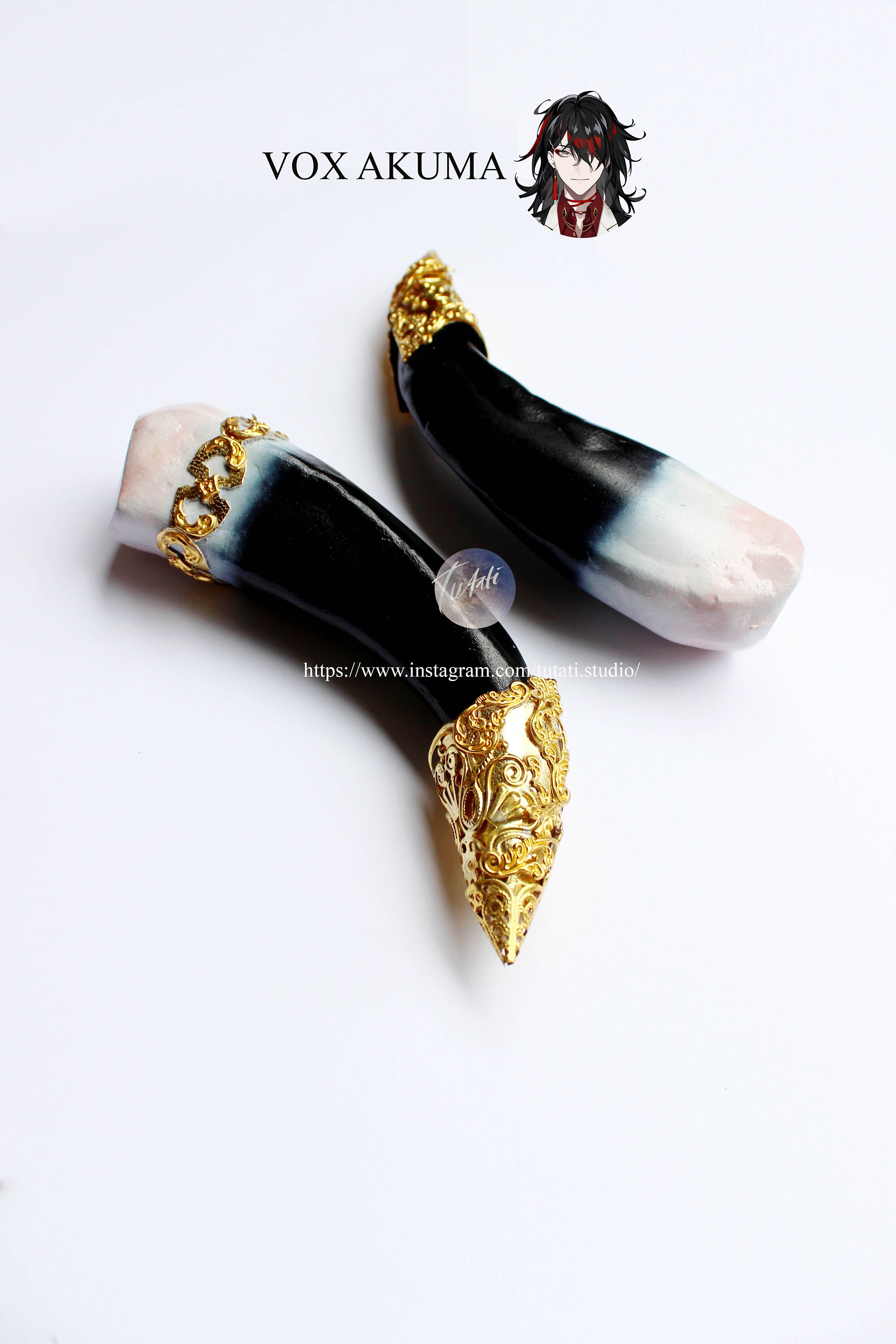 Vox Akuma Cosplay Horns - Etsy