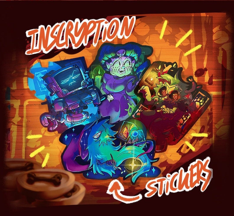 INSCRYPTION SCRYBE STICKERS - Etsy