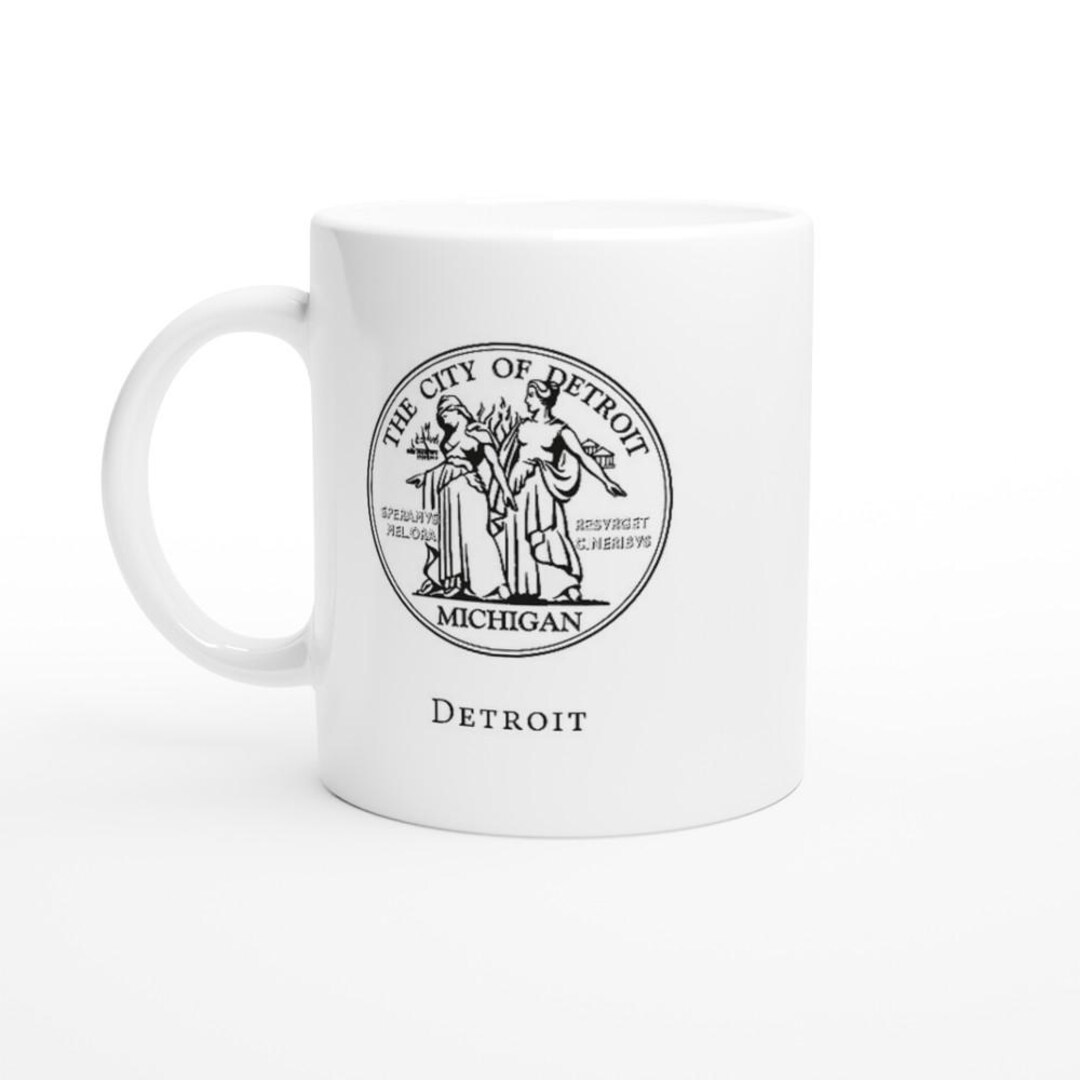 Seal of Detroid, Michigan, United States of America USA - Coat of Arms ...
