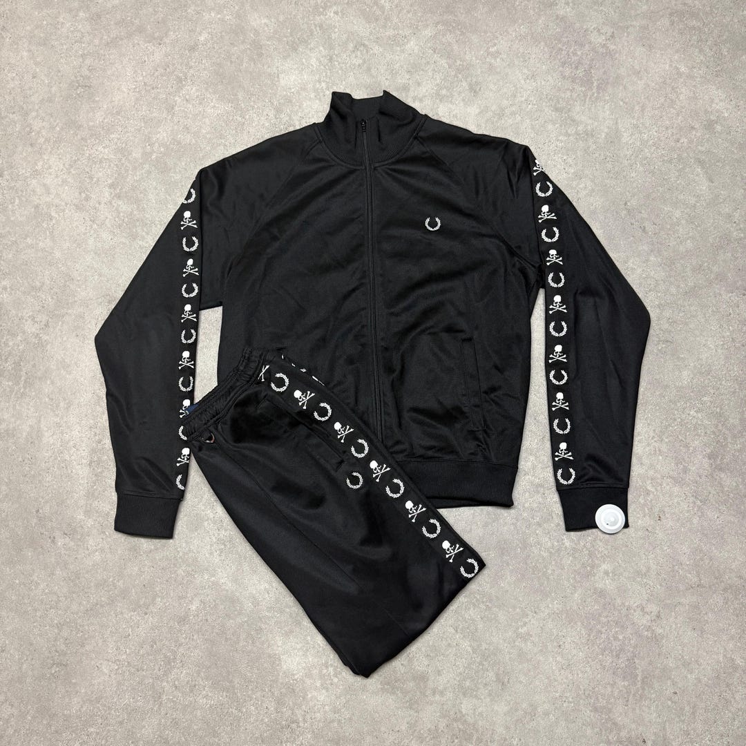 Fred Perry End. Mastermind World Track Jacket Set Size M Black - Etsy