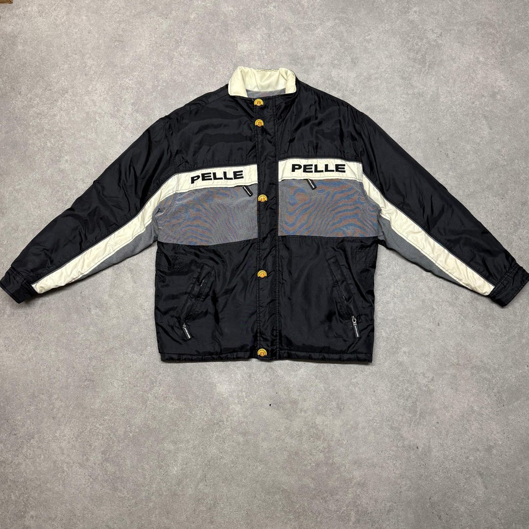 Vintage Pele Pele Puffer Jacket Size M Black - Etsy