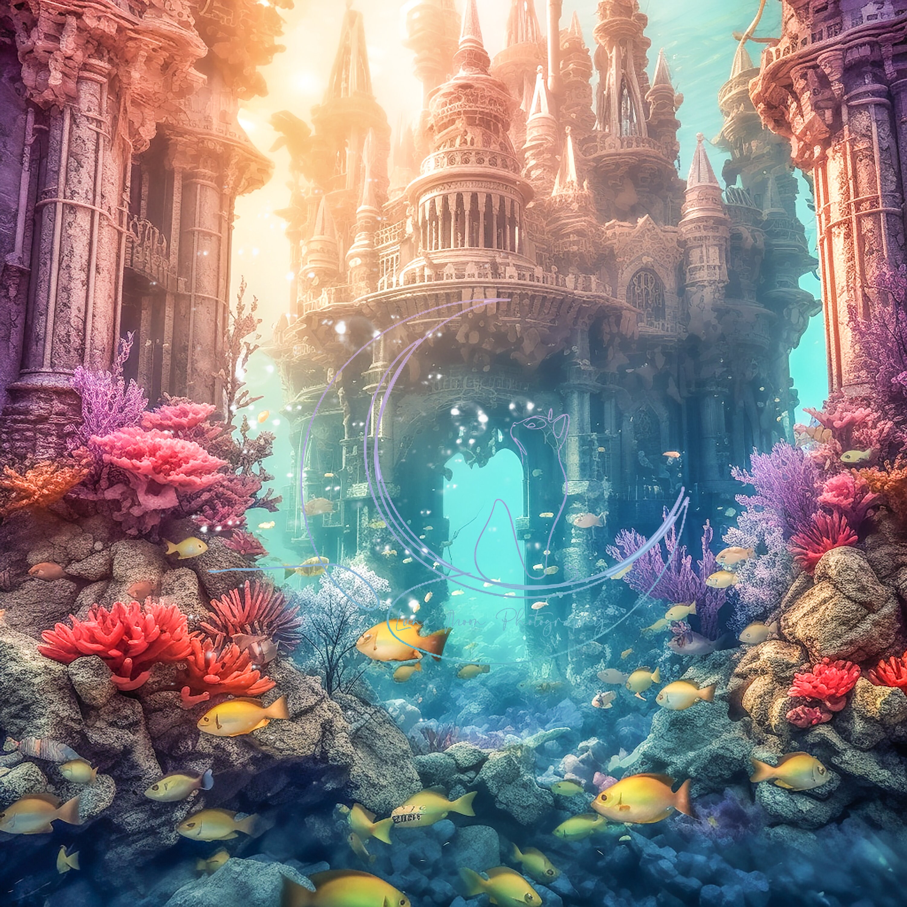 FIVE Underwater Mermaid Castles - Etsy