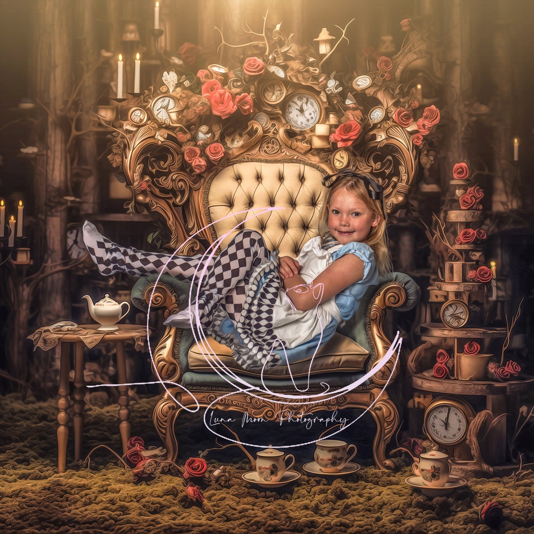 Alice in Wonderland Chair - Etsy