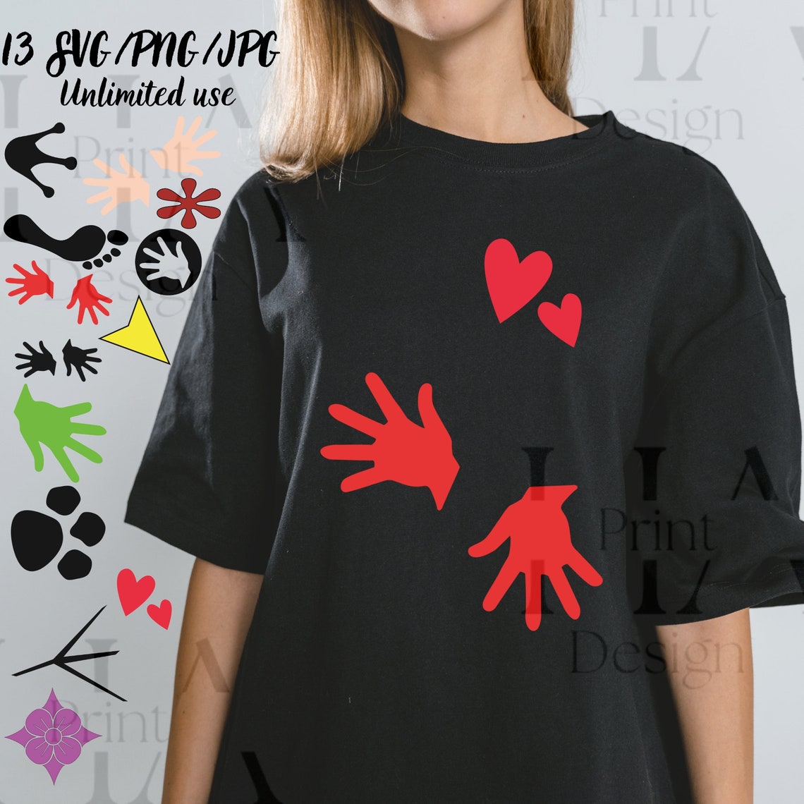 Digital Hands, Svg Hand Silhouette, Geometric Shapes Svg, Floral Svg ...