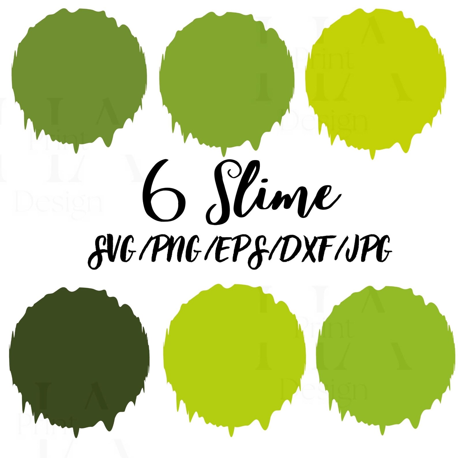 Green Slime SVG, Green Slime PNG, Transparent Slime Graphics, Digital ...