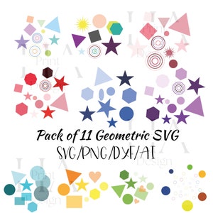 Geometric Shapes,svg File, Transparent PNG , Vector Illustration ,craft ...