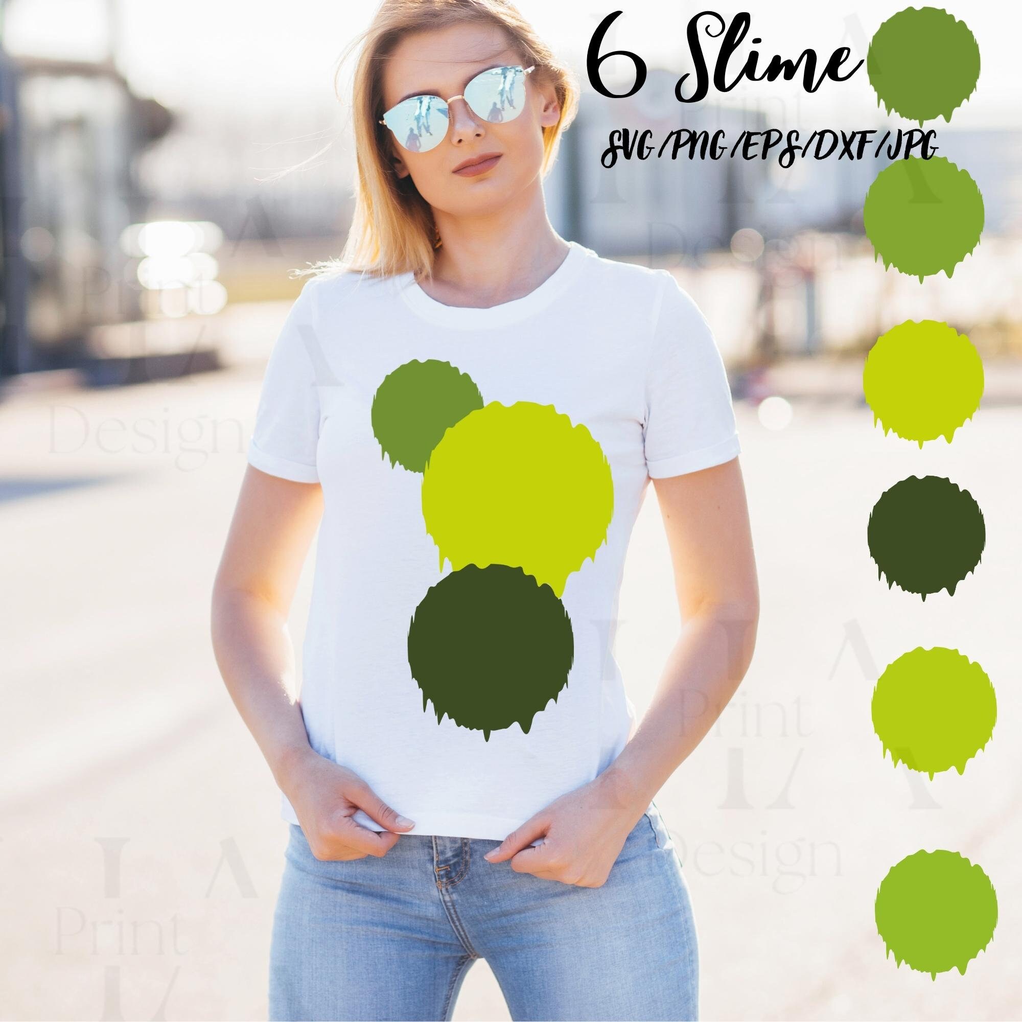 Green Slime SVG, Green Slime PNG, Transparent Slime Graphics, Digital ...