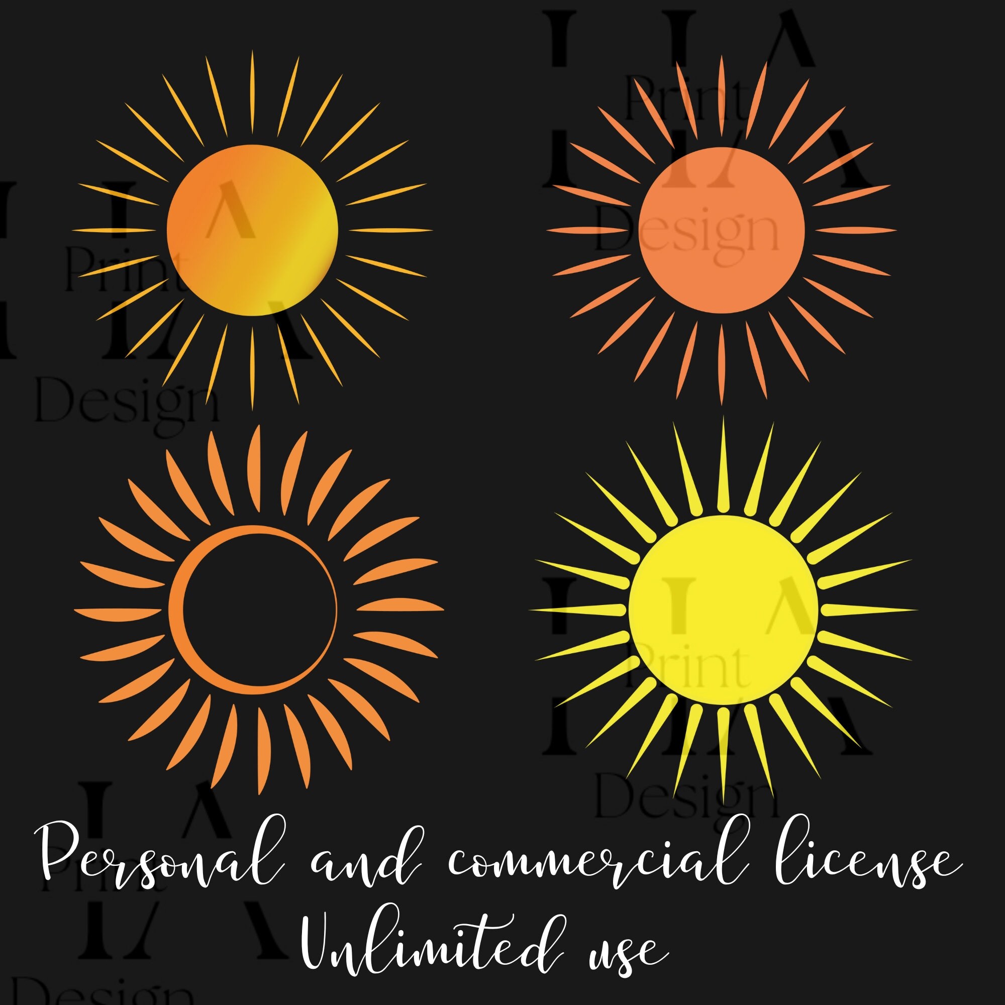 Sun SVG Sun PNG Sun Vector Sun Clipart Sun Illustration - Etsy