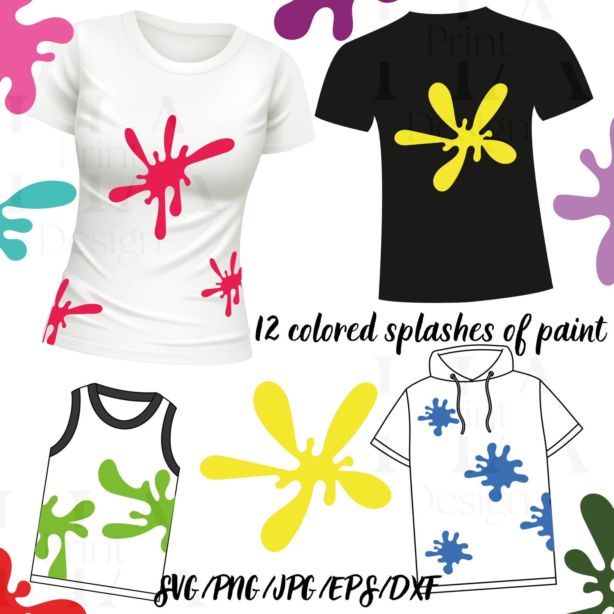 EPS Vector Files, DXF Cutting Files, Printable Embellishments, Commercial Use Graphics, Svg ...