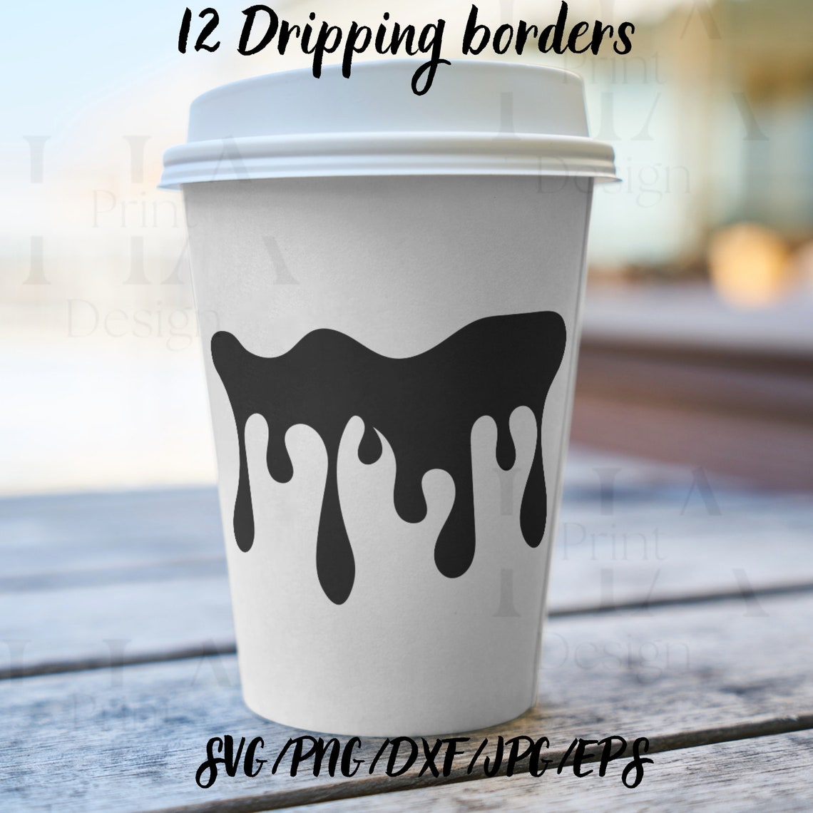 Liquid Ink Frames,modern Border Elements,halloween Border Svg,creative ...