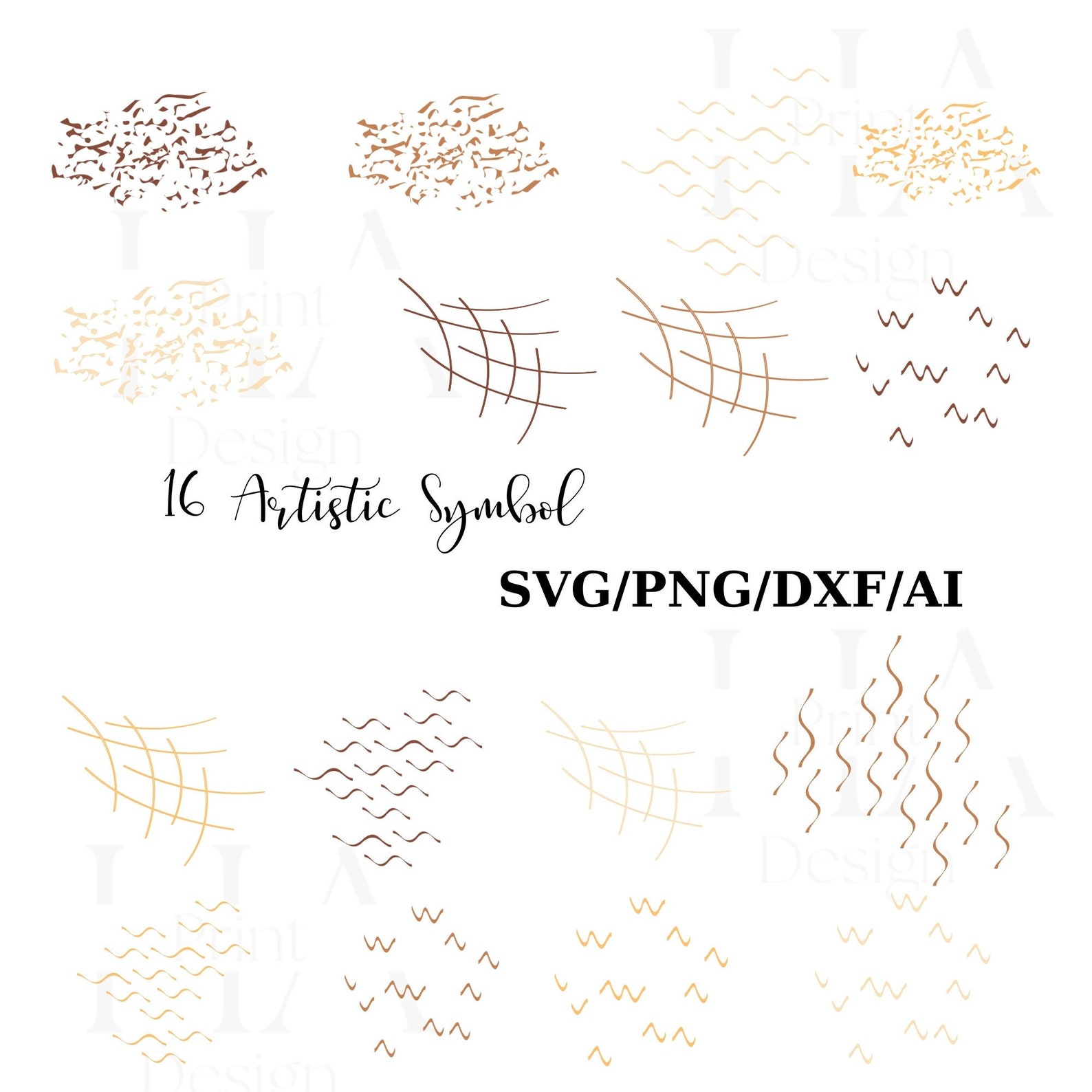 Artistic Symbols, SVG Symbols, PNG Symbols, Vector Symbols, Digital ...