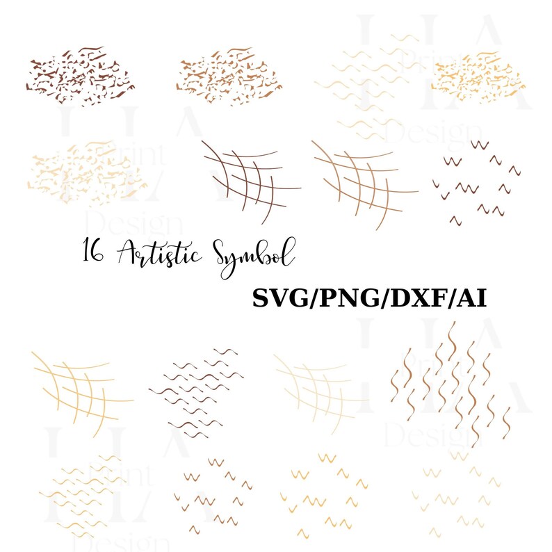 Artistic Symbols, SVG Symbols, PNG Symbols, Vector Symbols, Digital ...
