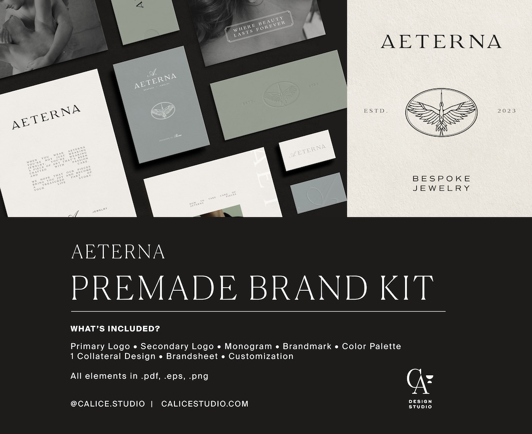 Luxury & Elegant Semi-custom Branding for Small Businesses on a Budget ...