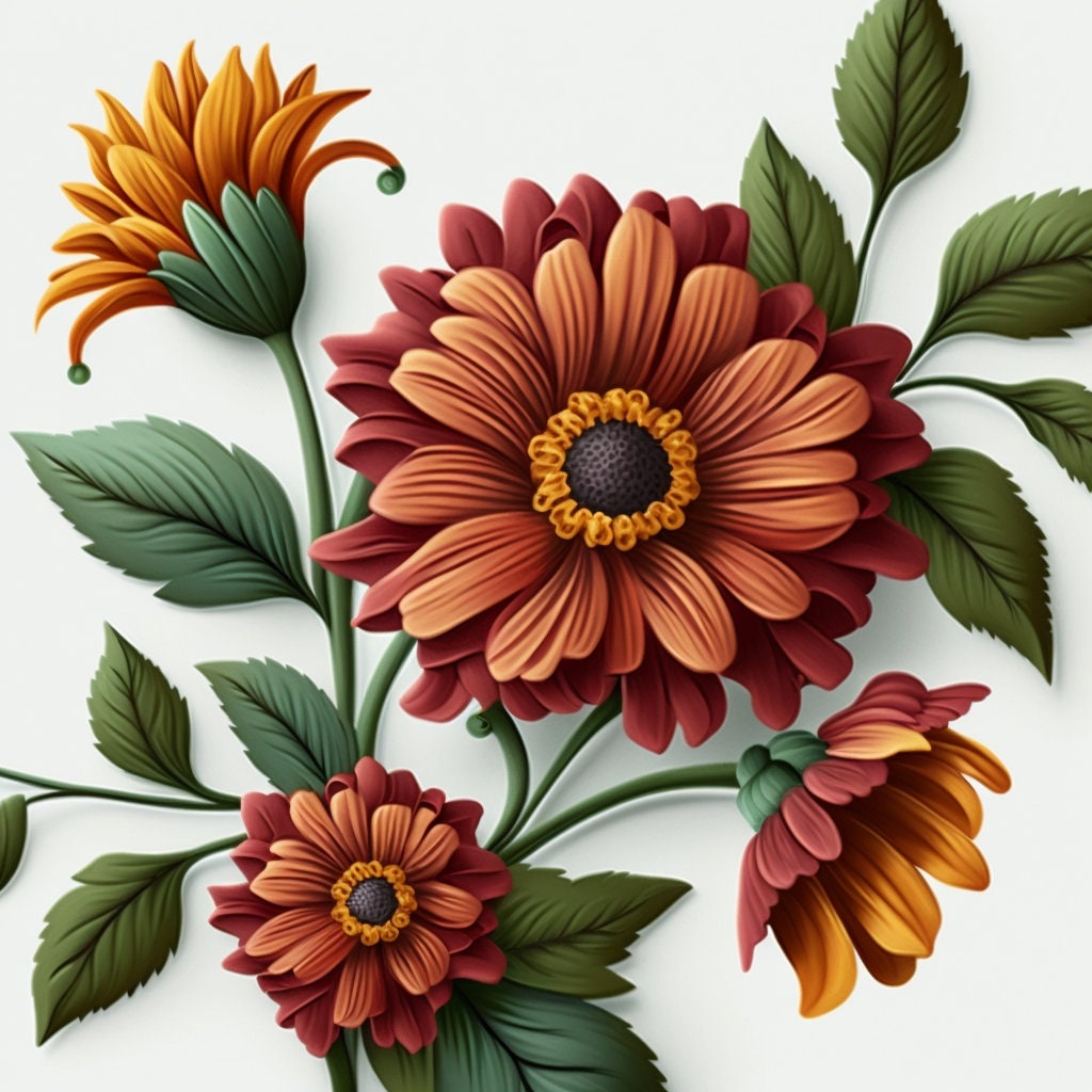 Flower Pattern #3 PNG/SVG for Commercial or Personal Use - Etsy