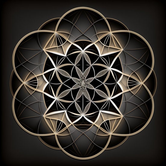 Sacred Geometry- Zip Files Png/svg's - Etsy