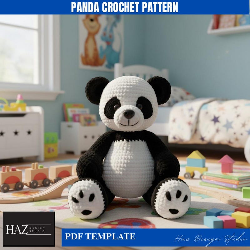 Free Pattern for Panda - Etsy