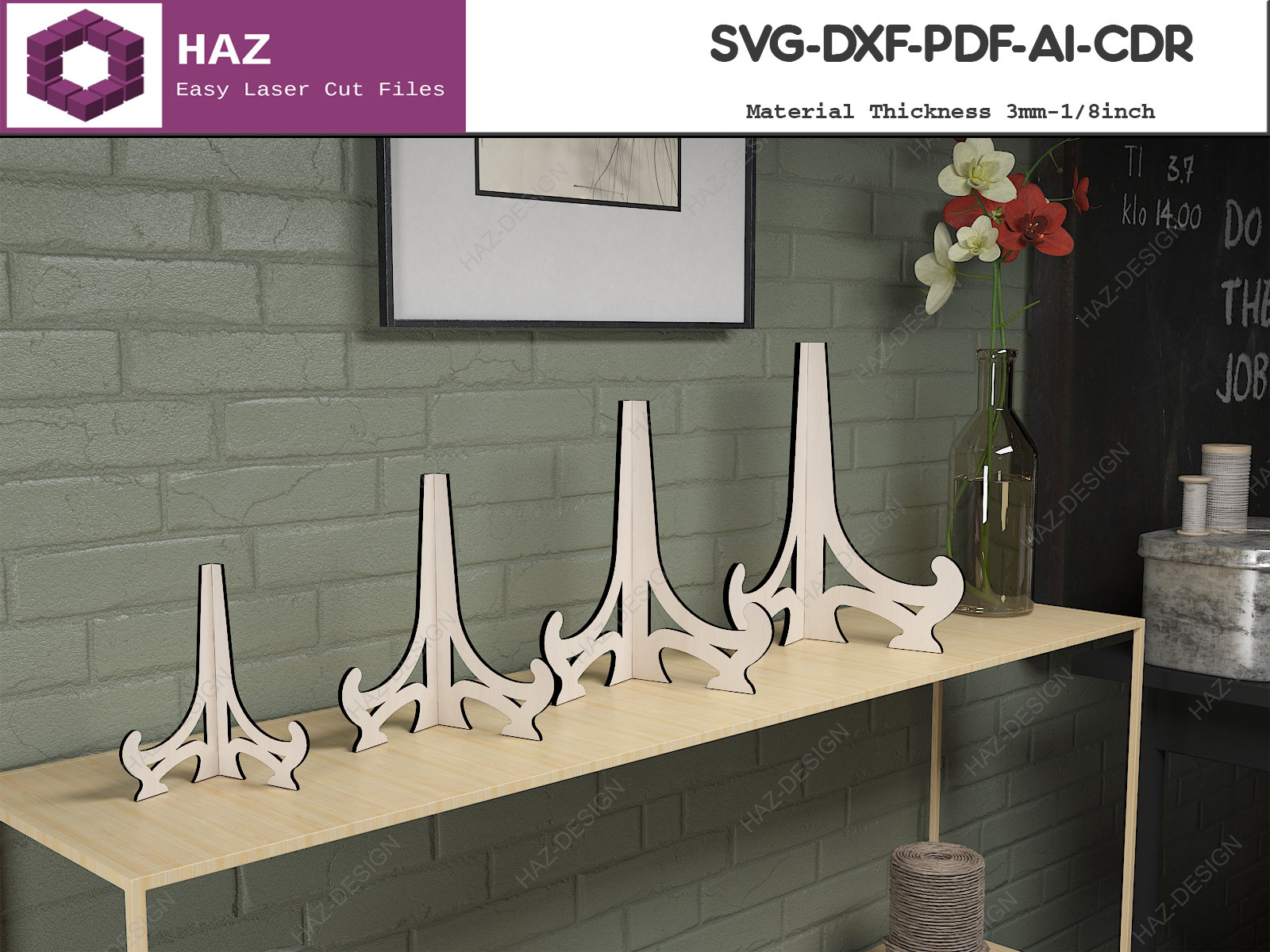 Easel Stands Plate Holders / Dish Display Stand / Easels for Display ...