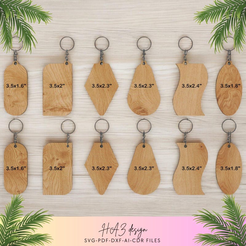 Laser Cut Keyring - Etsy UK