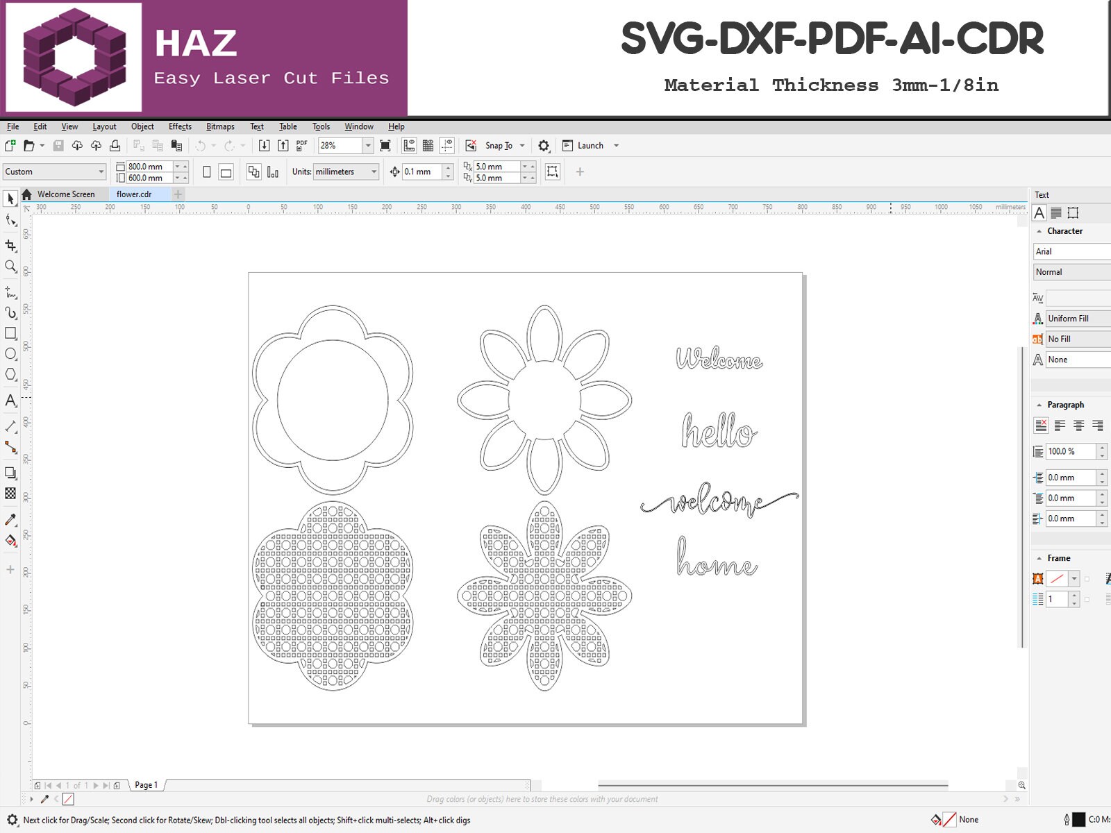 Rattan Daisy Laser Cut Files / Boho Rattan Flower / Rattan Cane Daisy ...