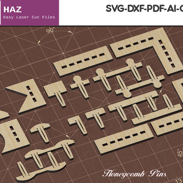 Laser Cut Pins - Etsy