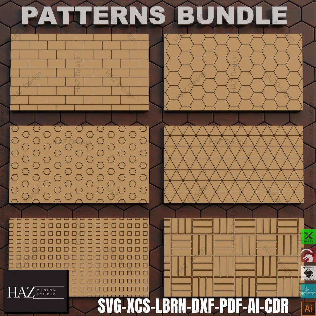 Laser Cut Patterns Geometric Stippling Designs Svg,geometric Pattern ...