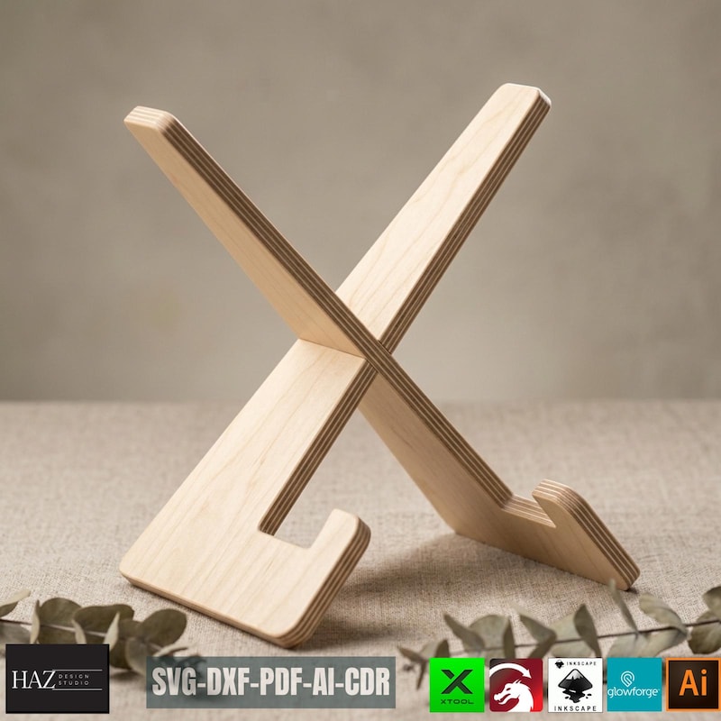Phone Stand Wooden Cat - Etsy UK