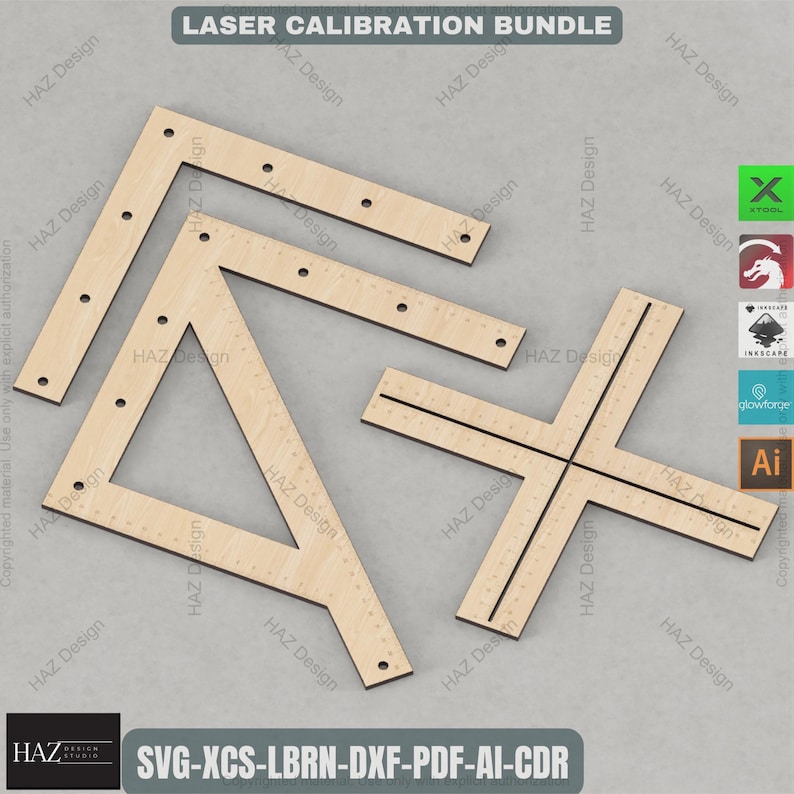 Ultimate Laser Calibration Bundle Kerf, Ramp, Thickness & More CO2 ...
